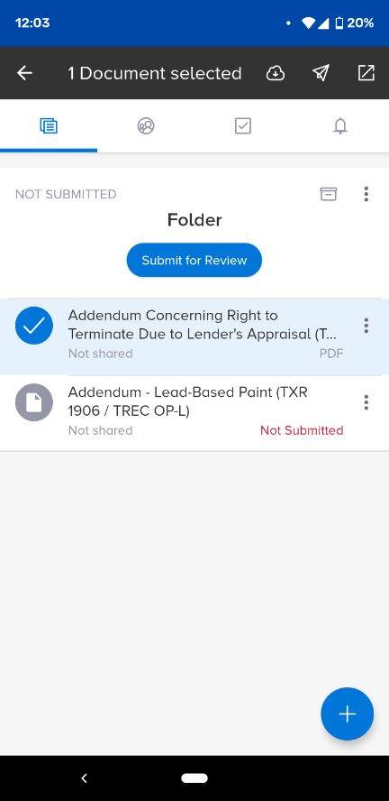 Android - Sharing Documents and Sharing Permissions