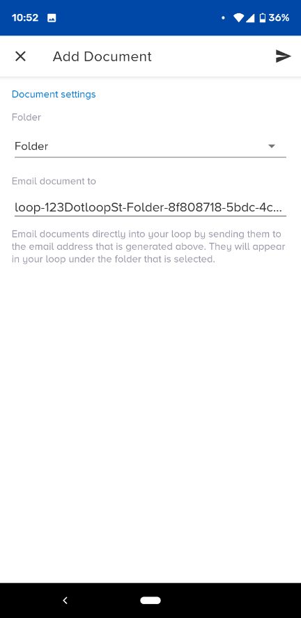 Android - Adding Documents to a Loop