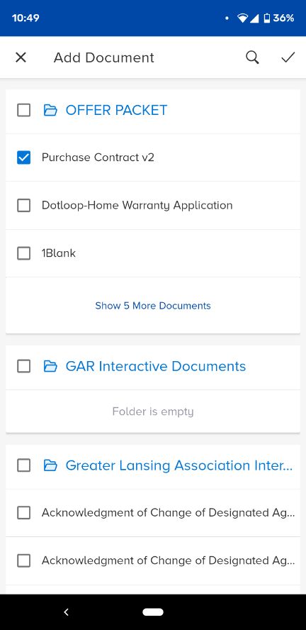 Android - Adding Documents to a Loop