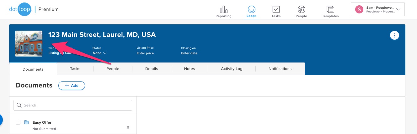 2.0 Add a photo to your loop
