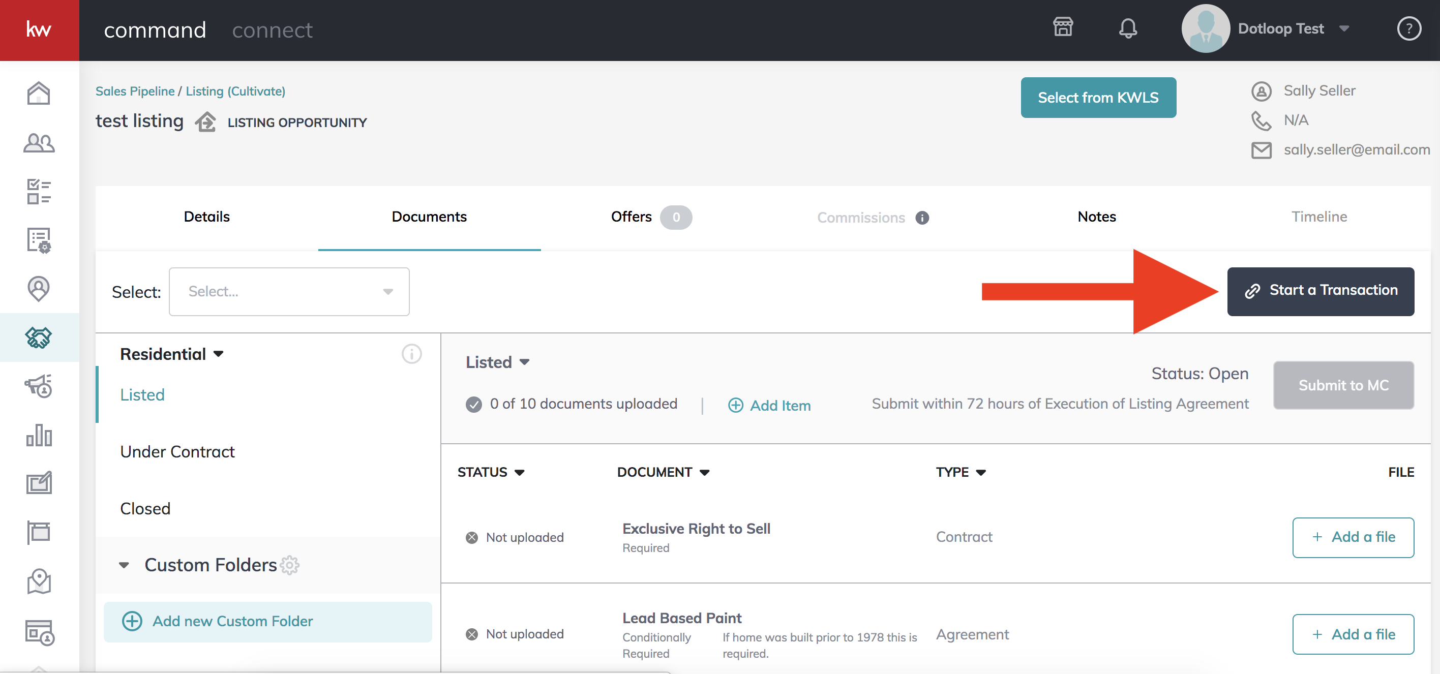 Creating a Loop via Command Opportunities and Syncing a Document in ...