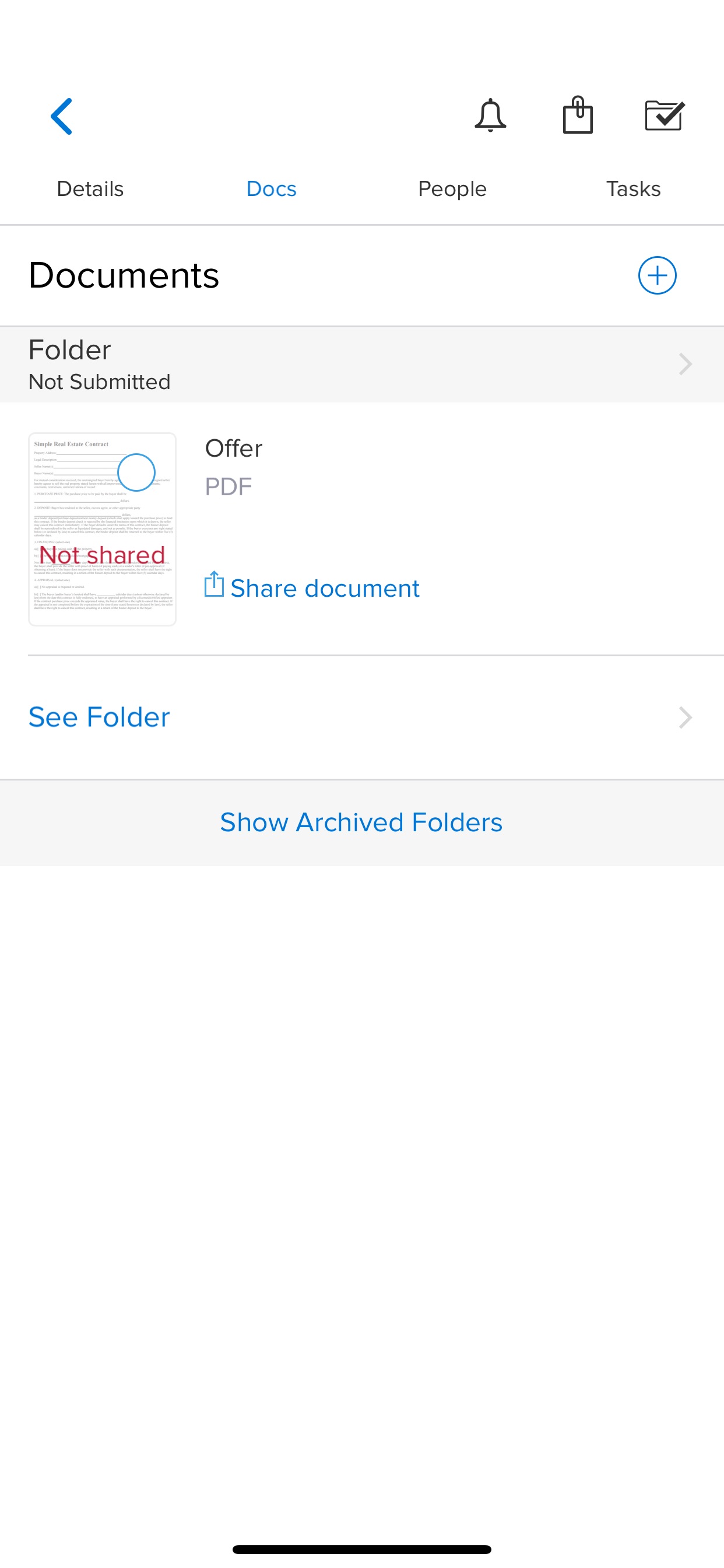 iOS - Adding Documents to a Loop