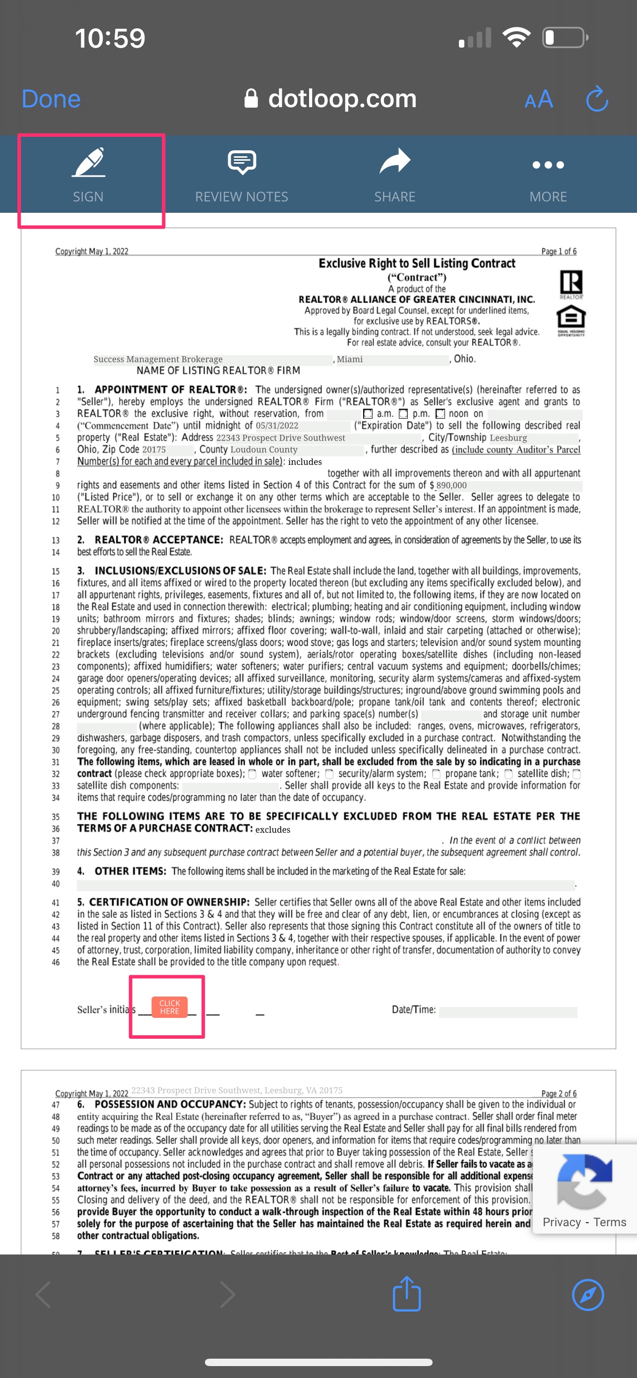 iOS - How do clients sign