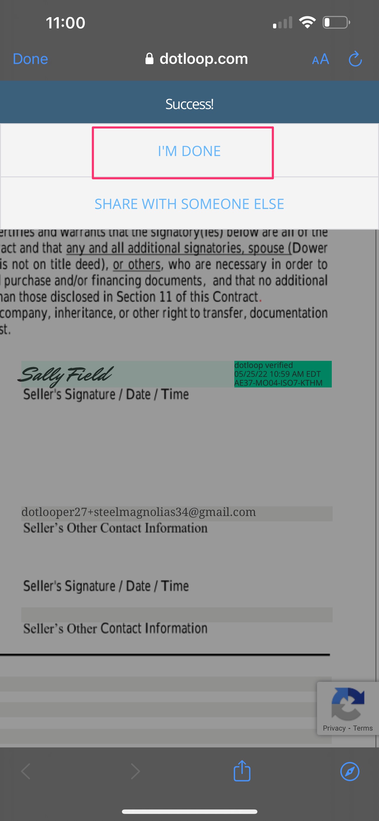 iOS - How do clients sign