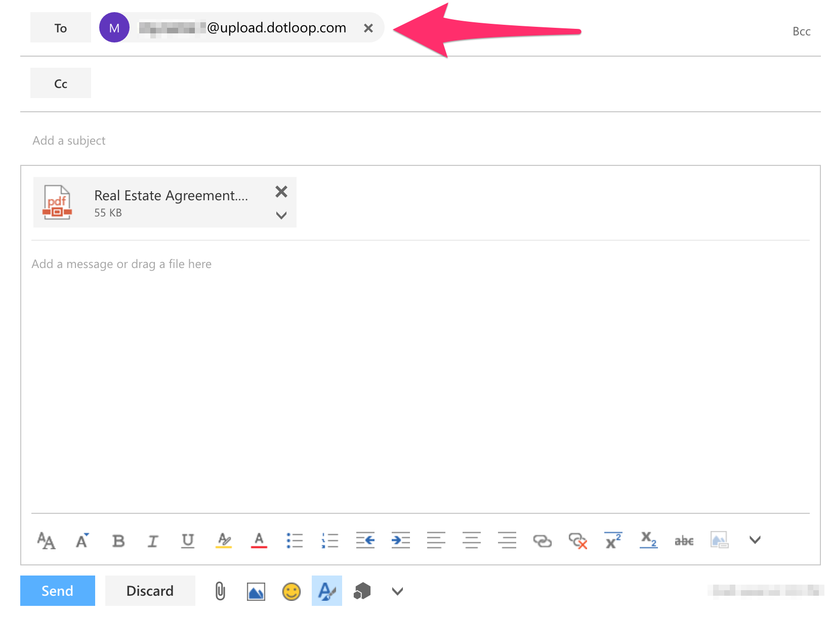 Emailing Files to Templates Inbox
