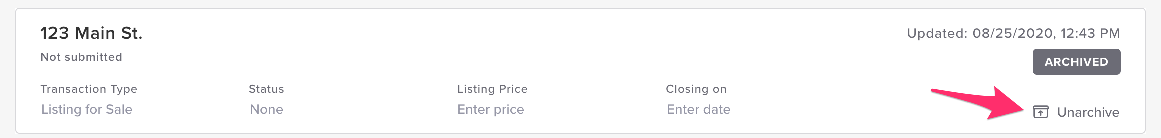 Archive / Delete a Loop from the Loops Page