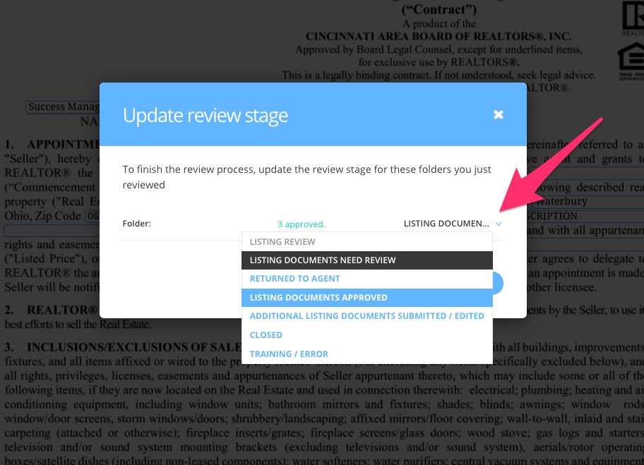 Reviewing Documents