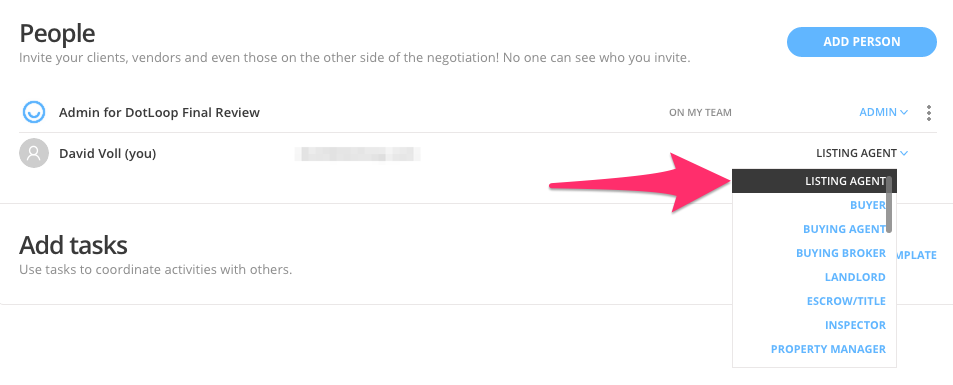 Using dotloop as a Dual Agent or Agent with Multiple Roles
