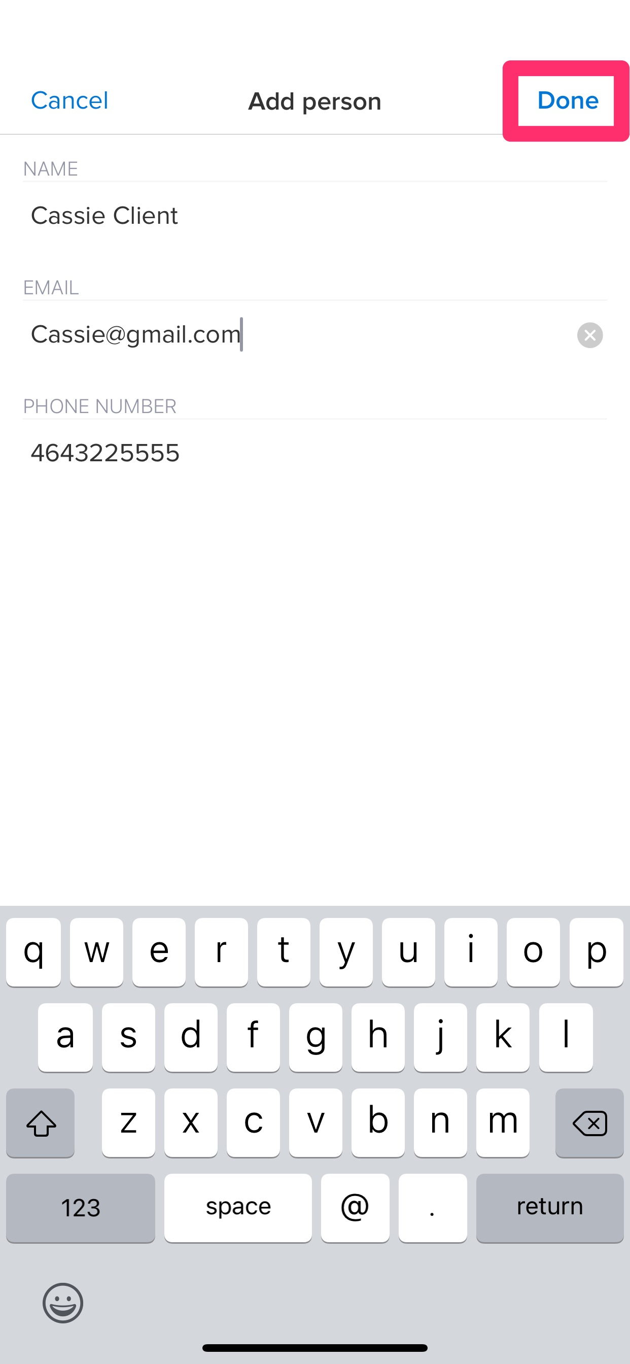 iOS - Managing People