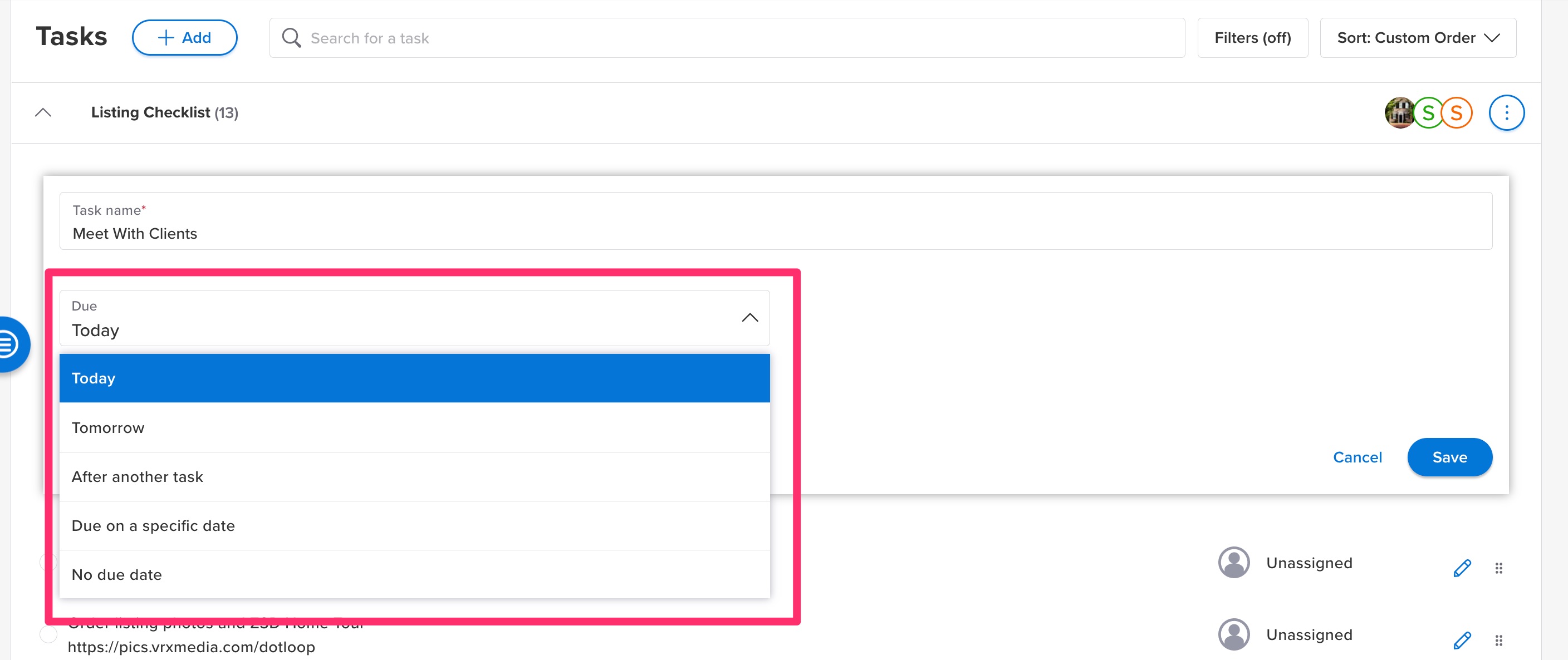 2.0 Adding and Editing Tasks