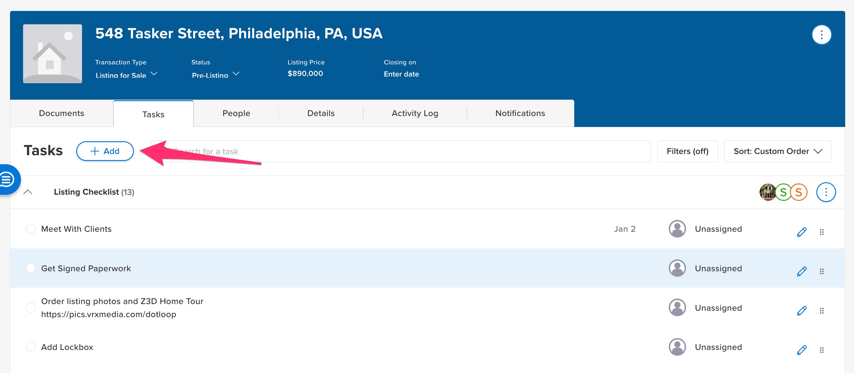 2.0 Adding and Editing Tasks