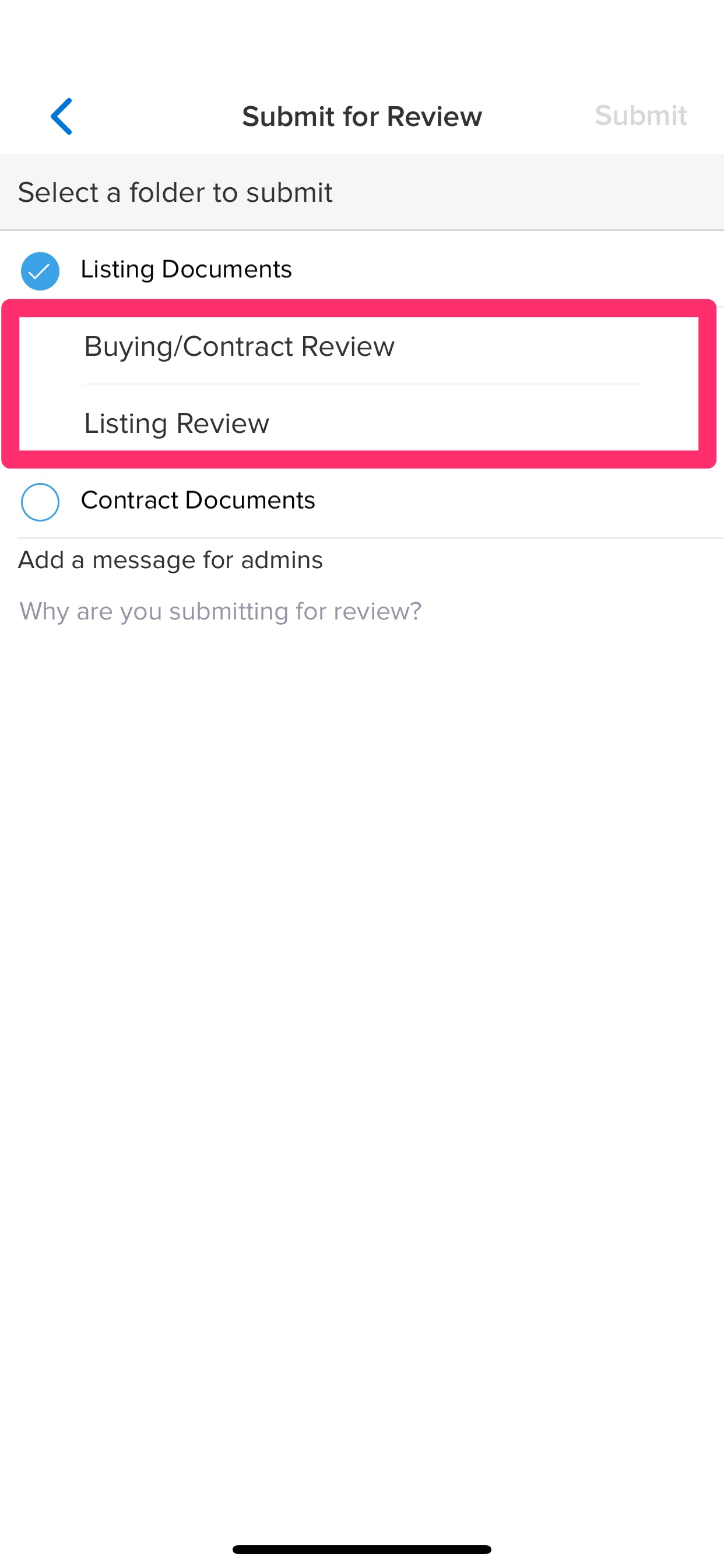 iOS - Submit for Review