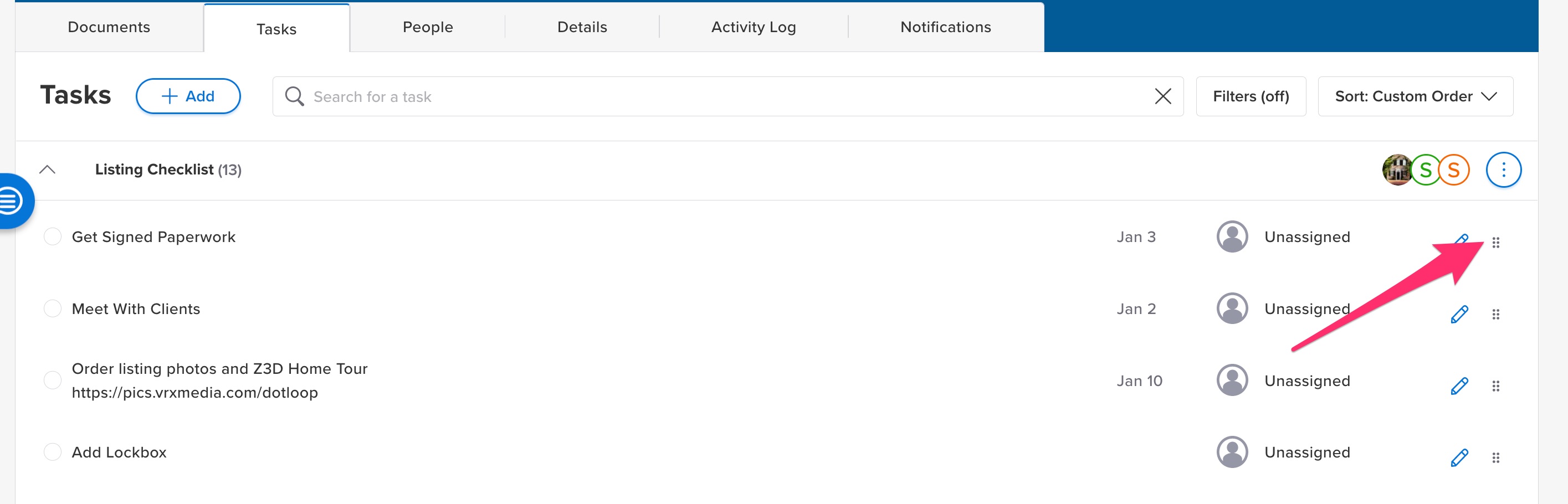 2.0 Search, Filter, and Sort Tasks