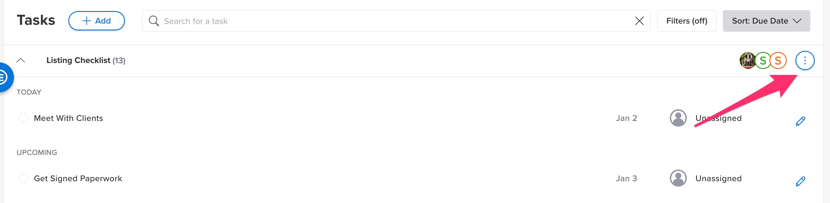2.0 Tasks - Manage List Access