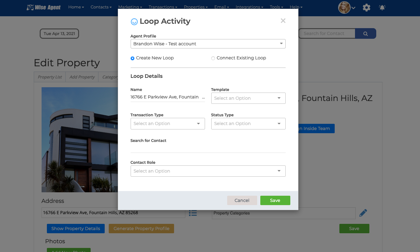WiseAgent Integration