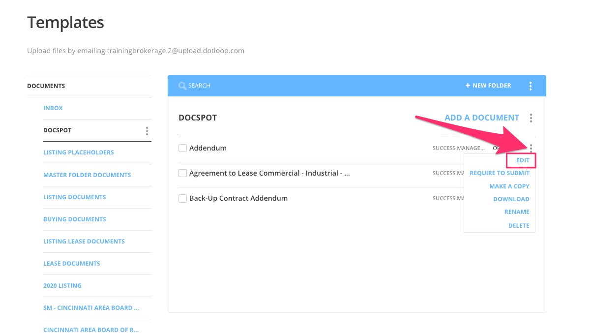 Docspot: Submitting your Forms and Guidelines