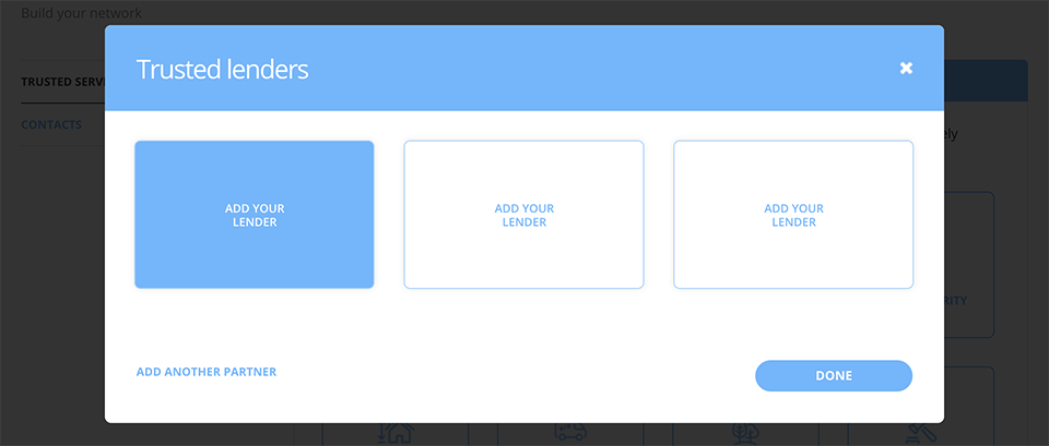 Adding Trusted Service Providers to the People Section