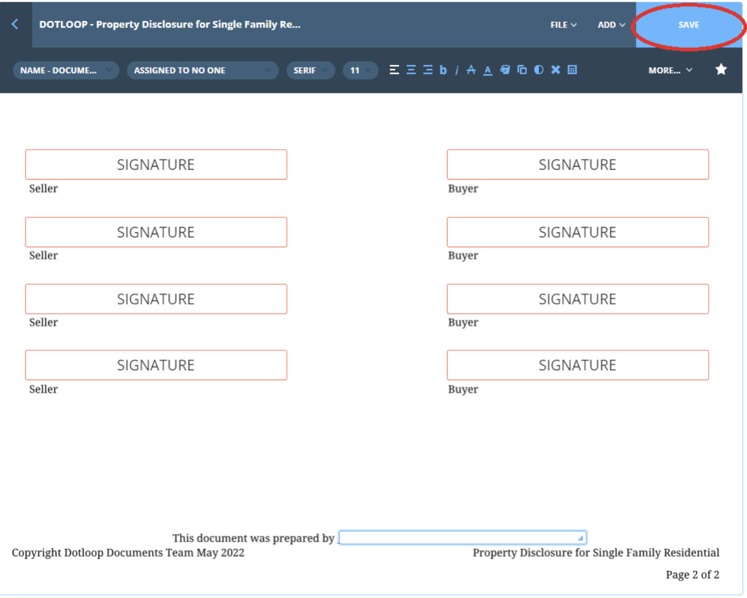 How to label Document Creator fields