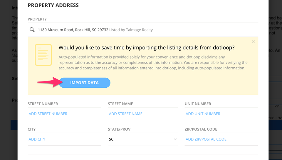 2.3: Linking to a dotloop Listing