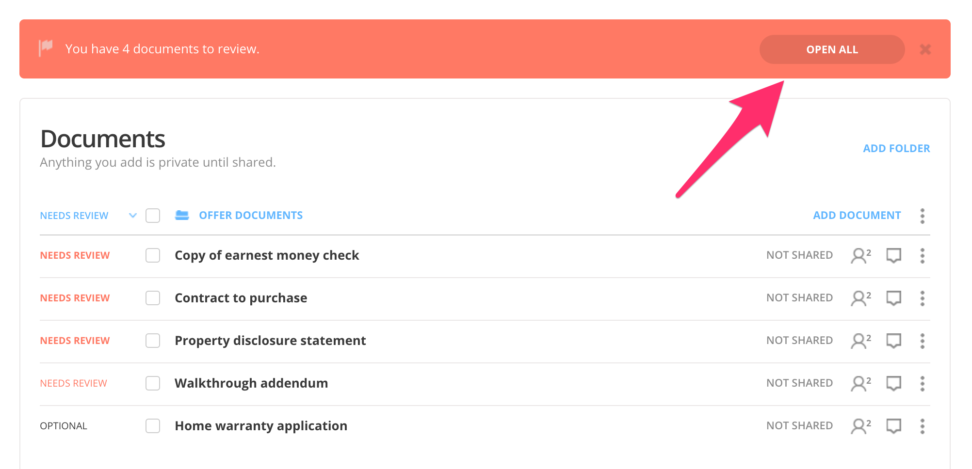 Document Approval Statuses