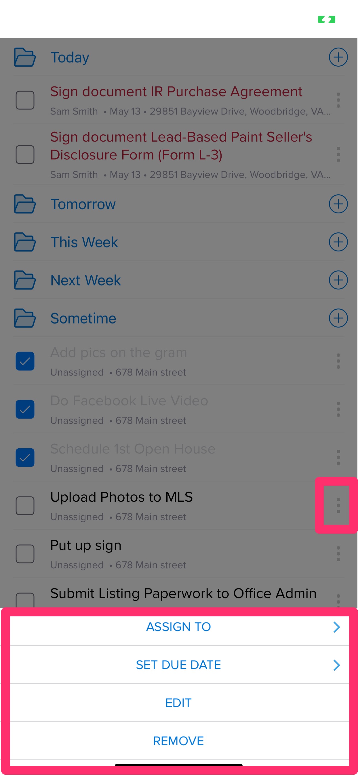 Ios Managing Tasks