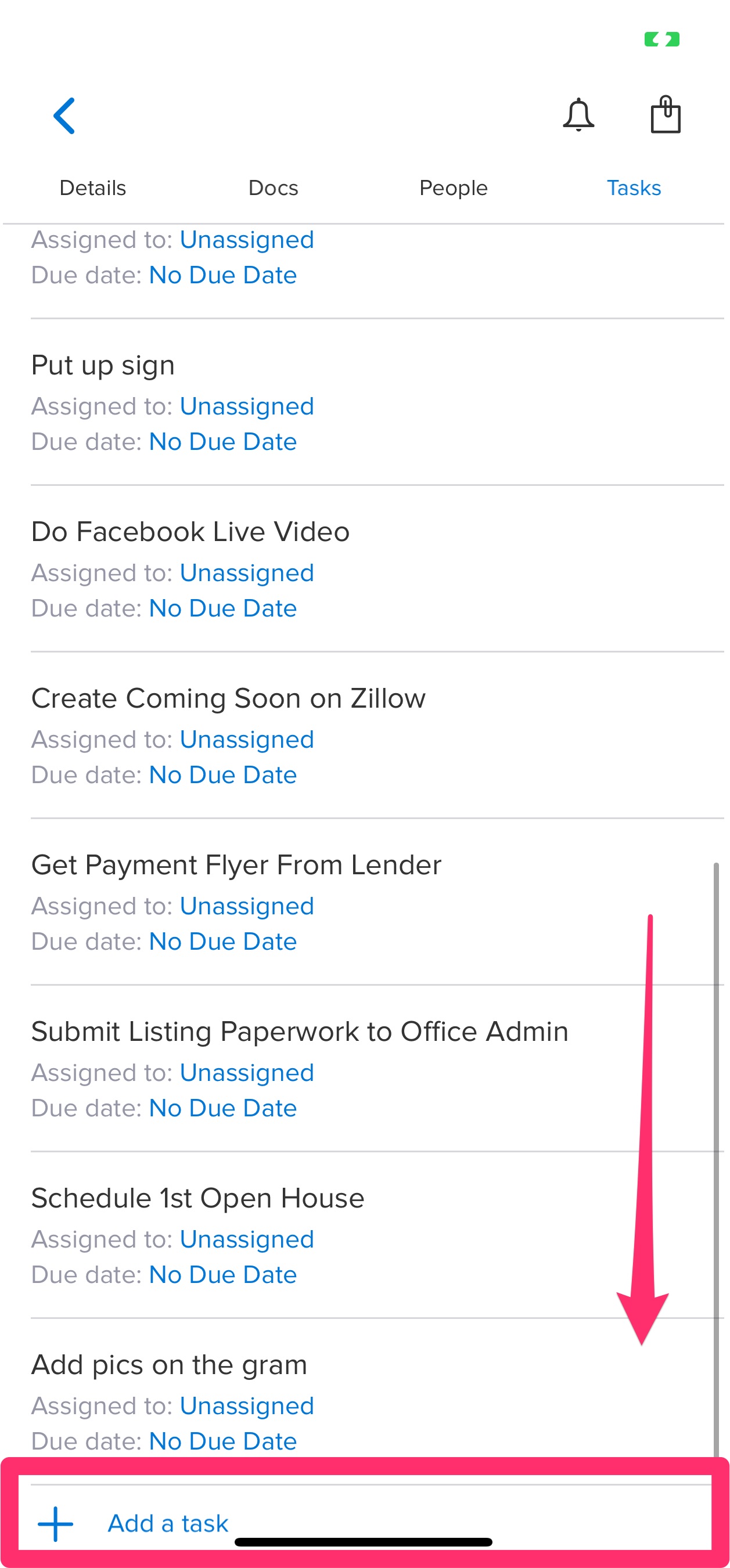iOS - Managing Tasks