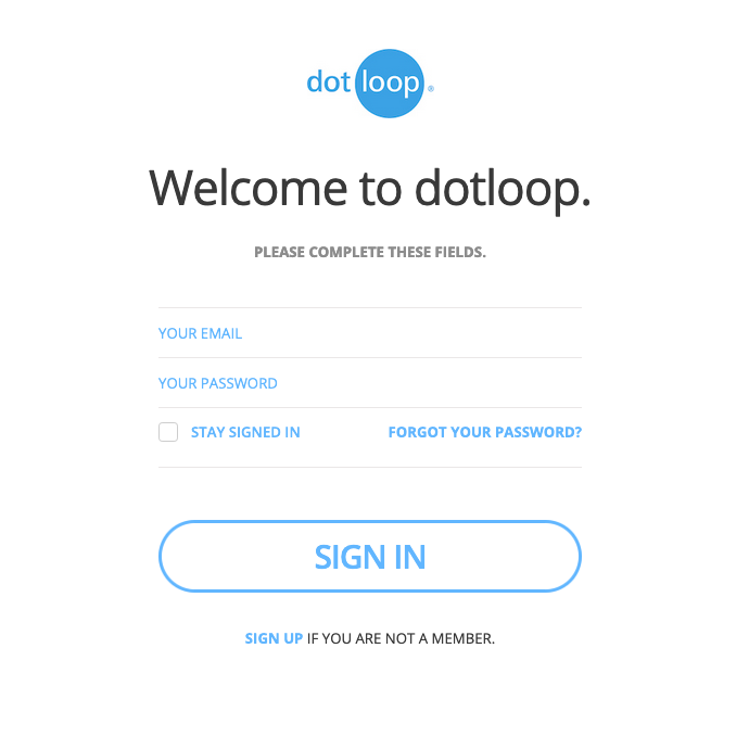 How to change your email address on your dotloop account