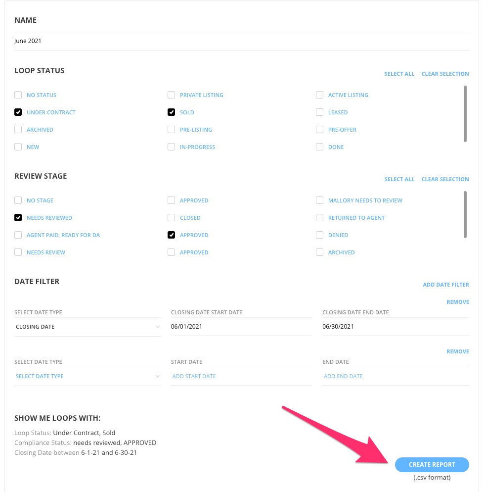 Broker Report Builder