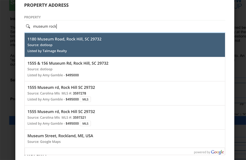 Linking to a dotloop Listing as a Buying Agent