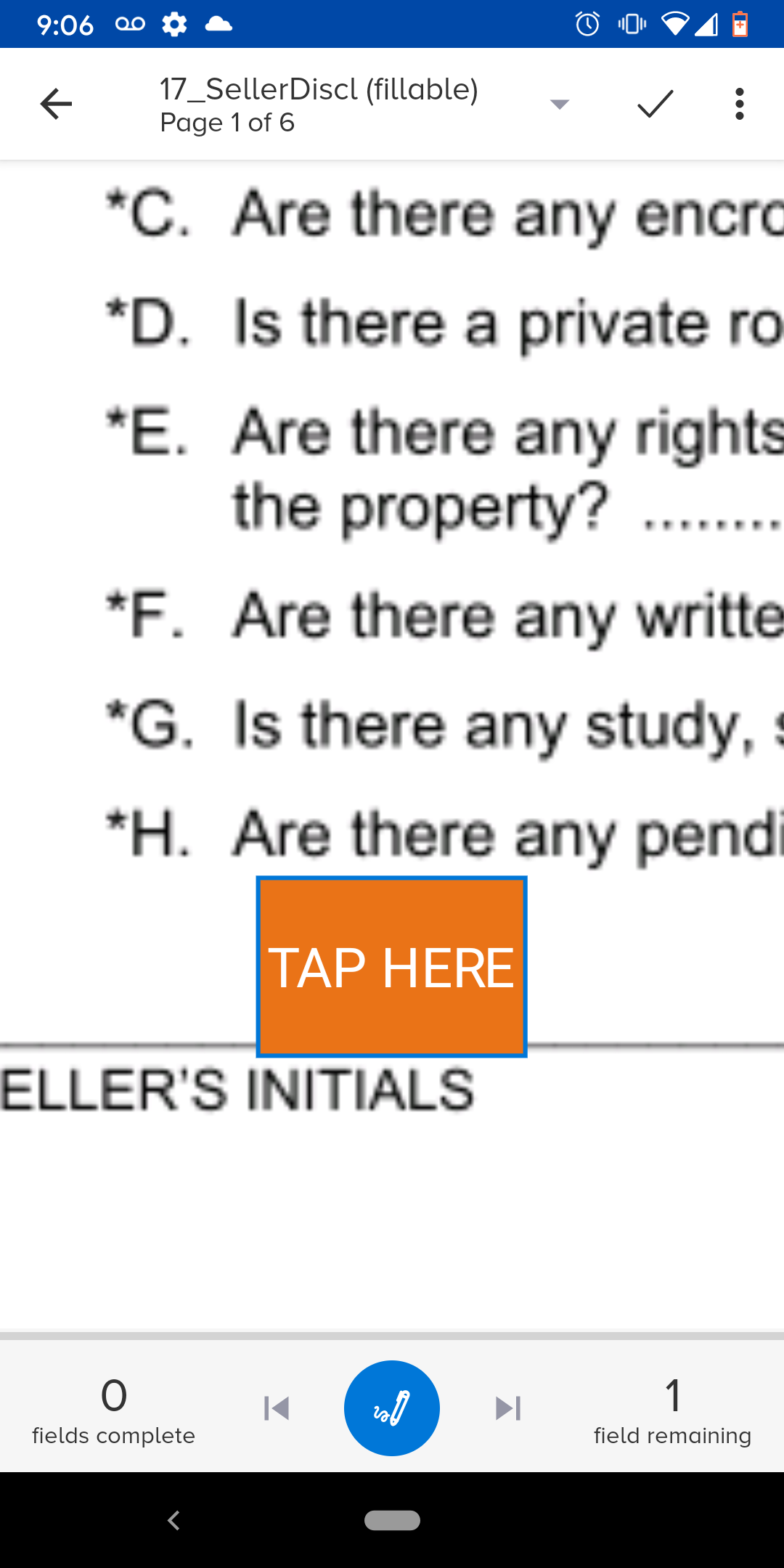 Android - Signing Documents