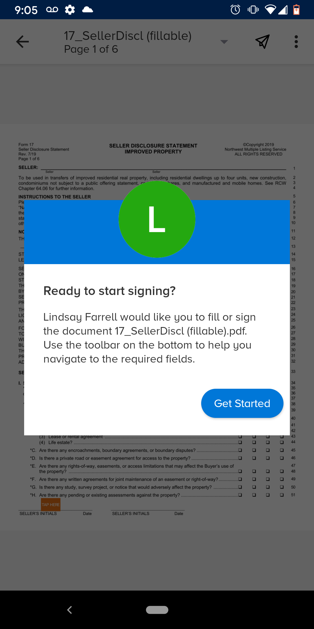 Android - Signing Documents