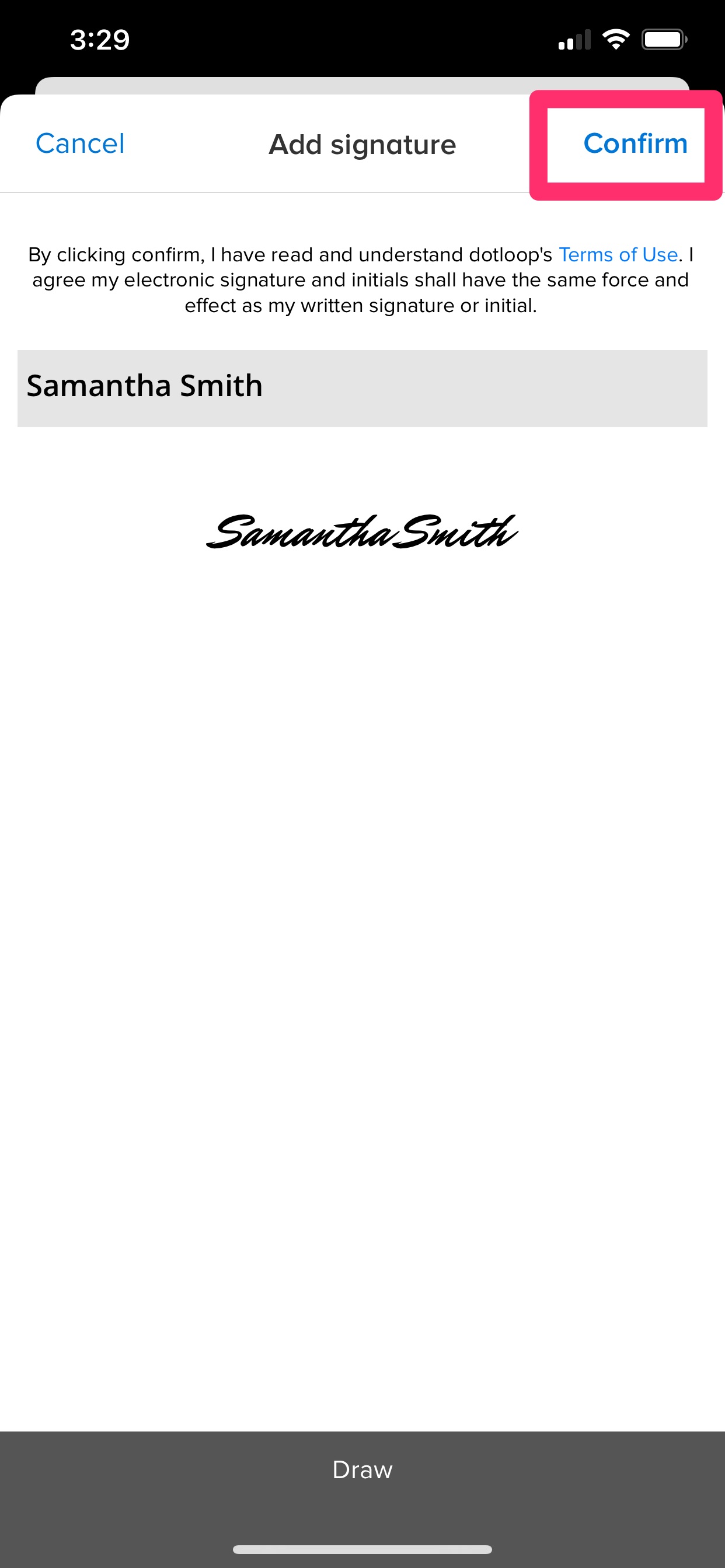 iOS - Signing Documents