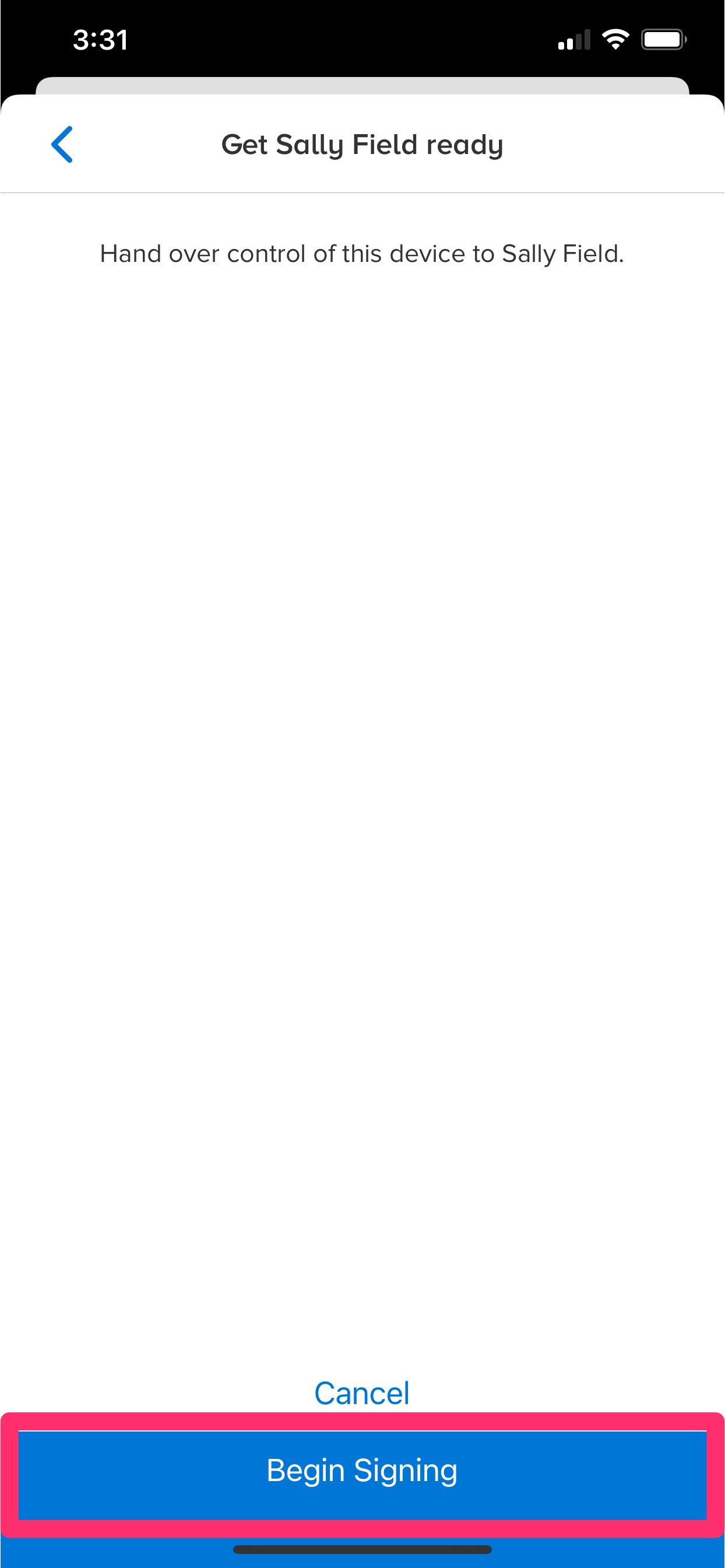 iOS - Signing Documents