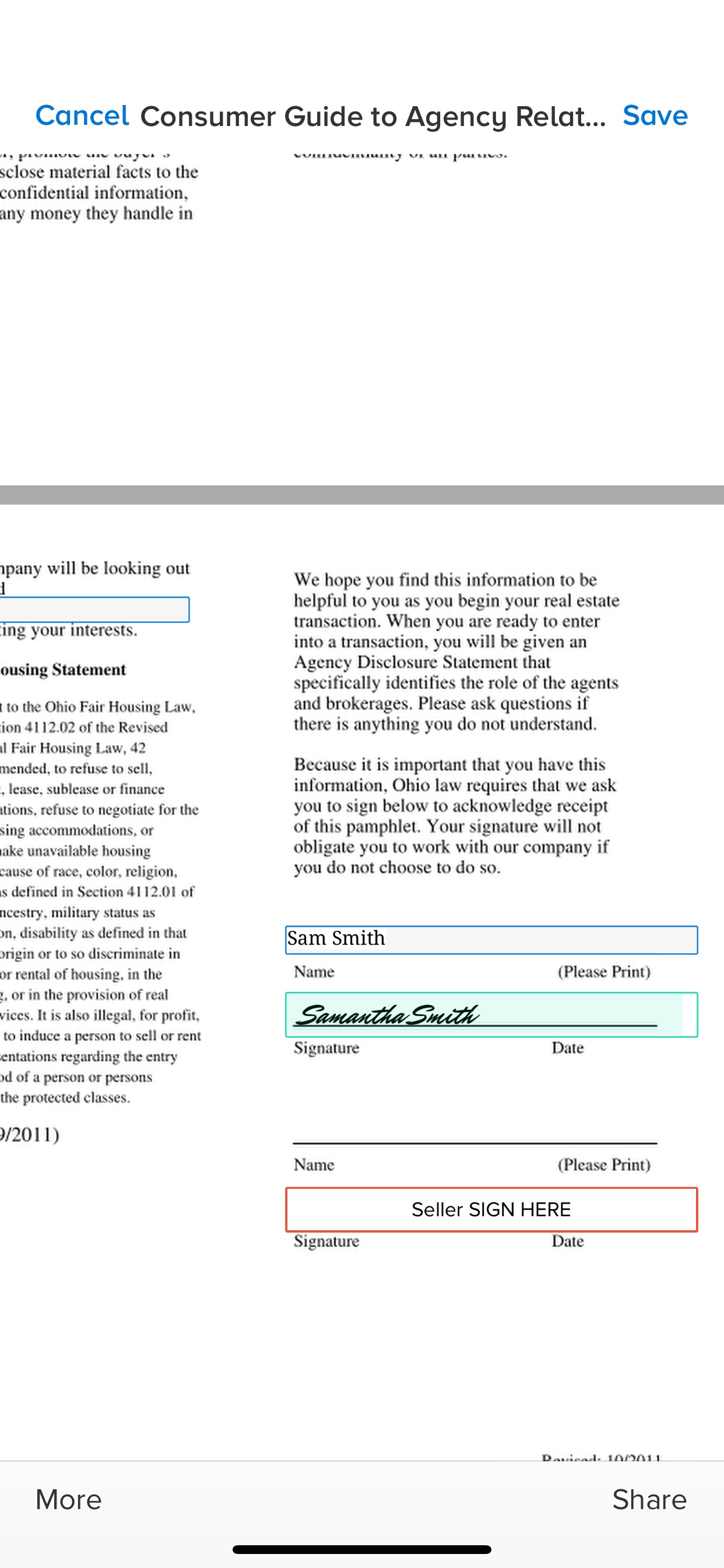iOS - Signing Documents