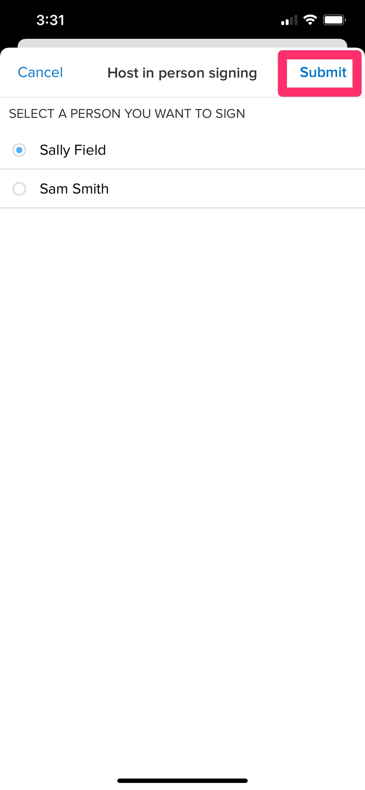 iOS - Signing Documents