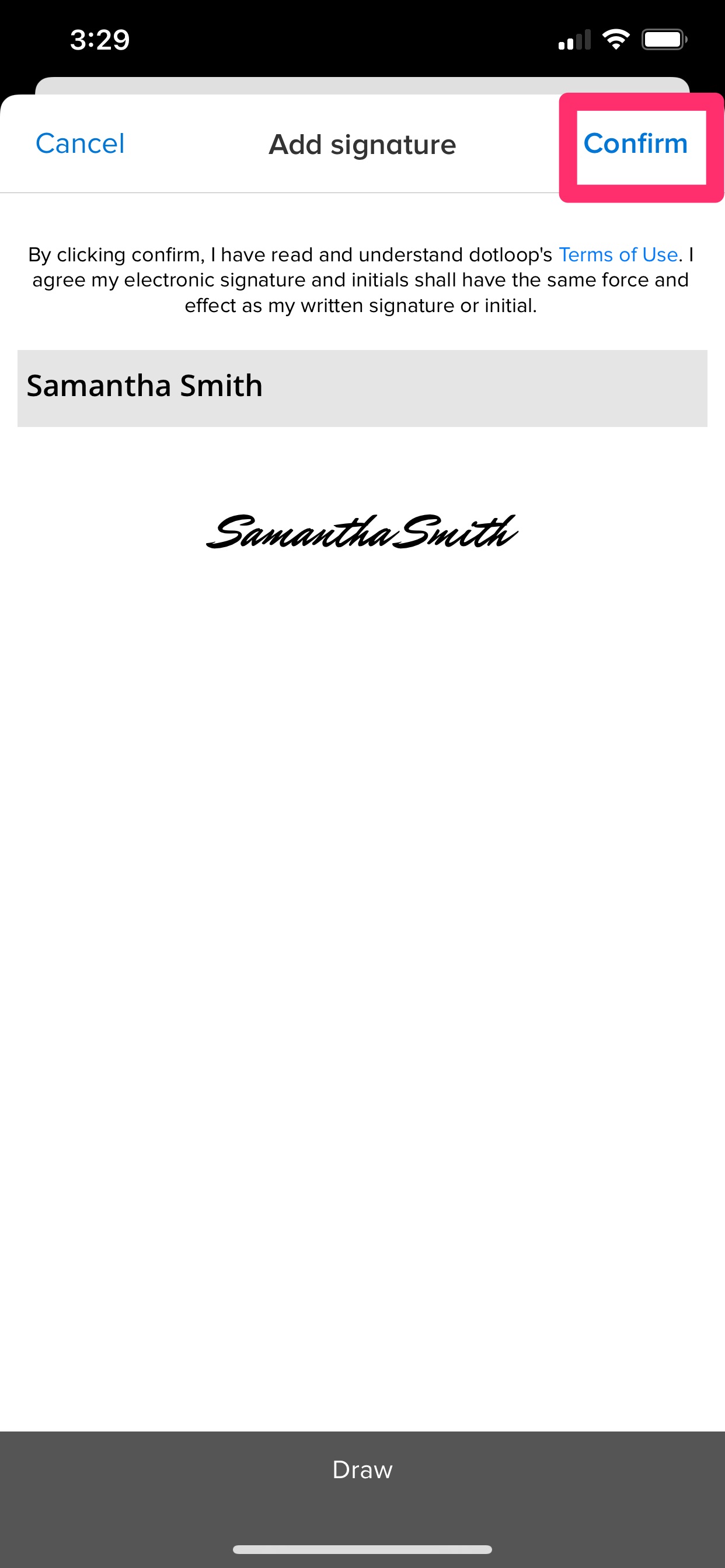 iOS - Signing Documents