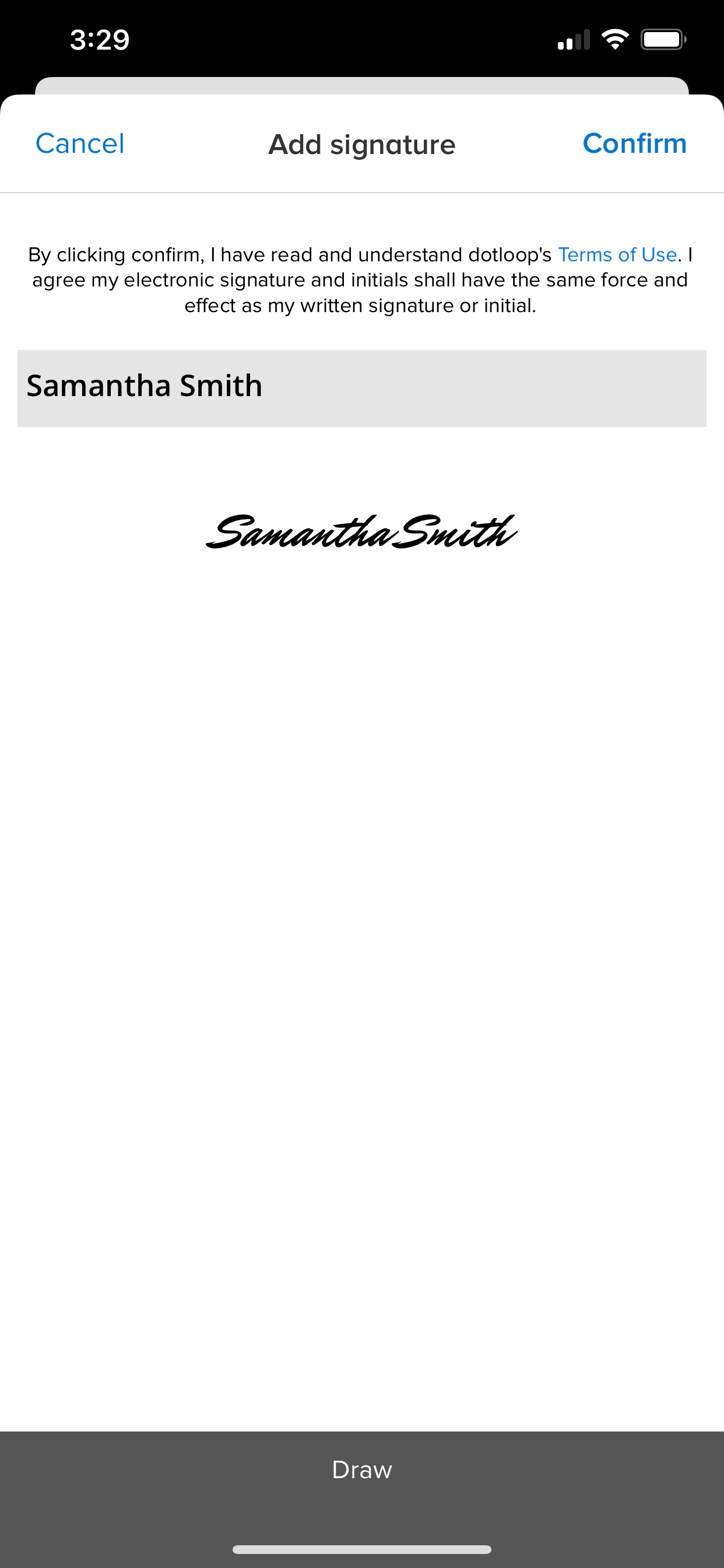 iOS - Signing Documents