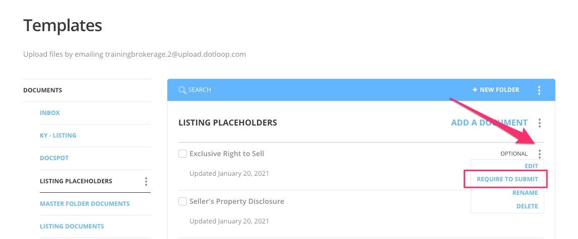 Document Placeholders