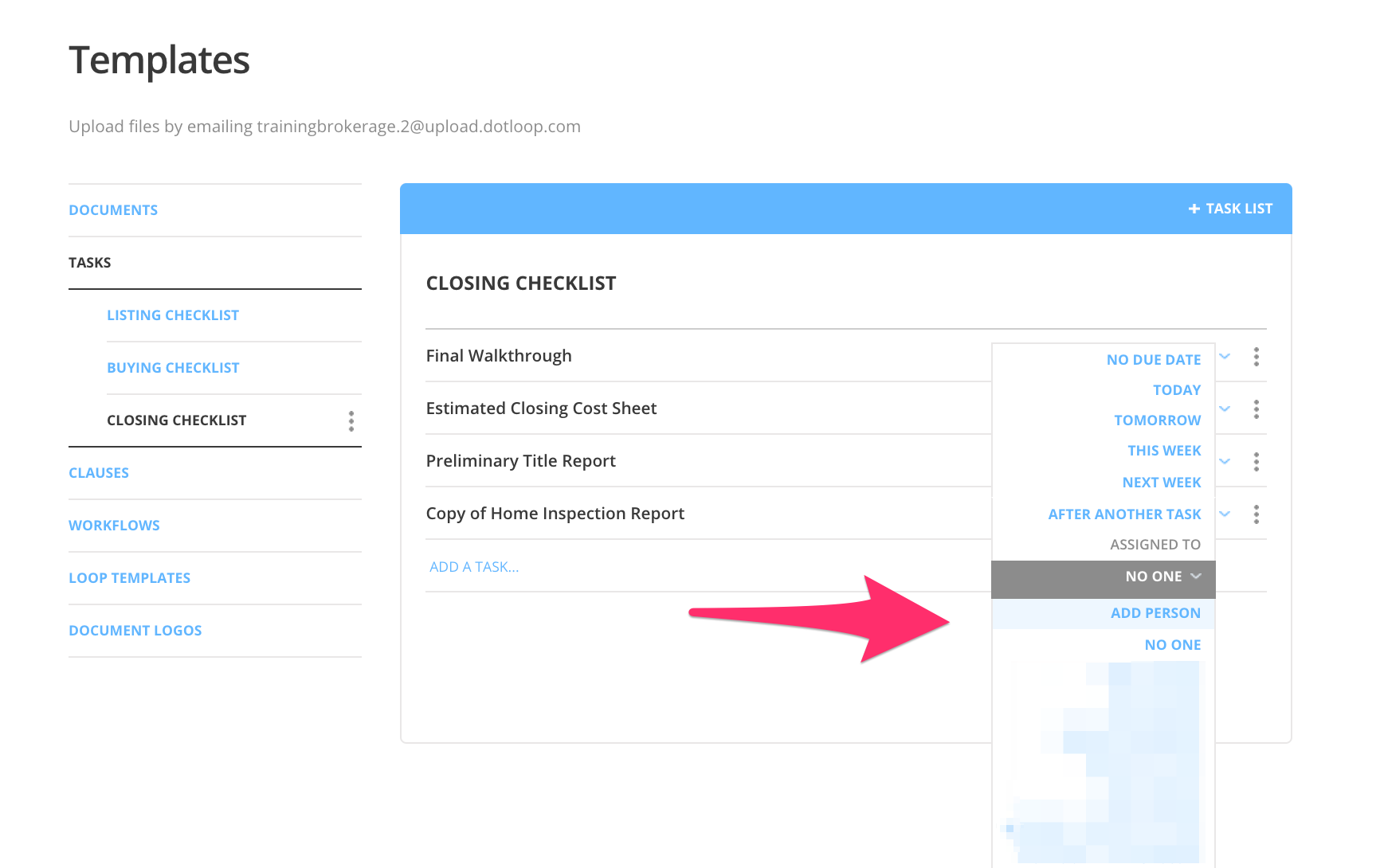 Create Task Templates