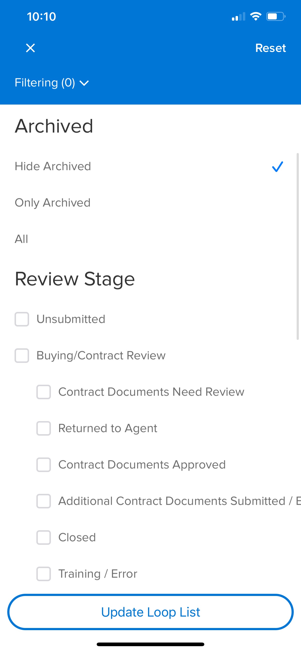 iOS - Filters, Sorting, and Search