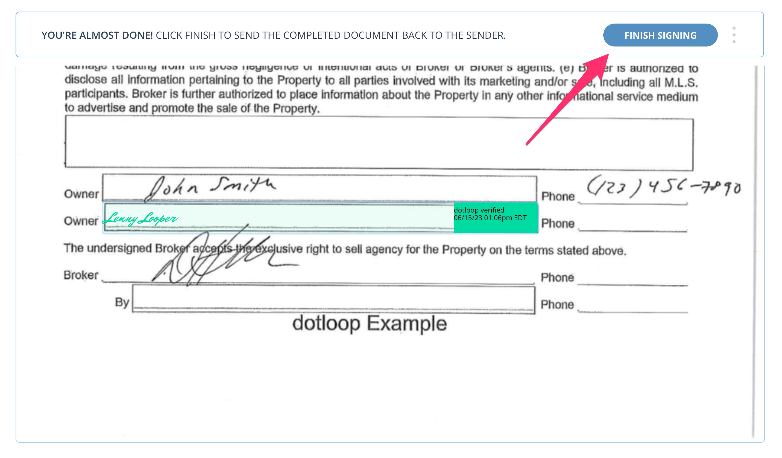 2.0 Host in Person Signing