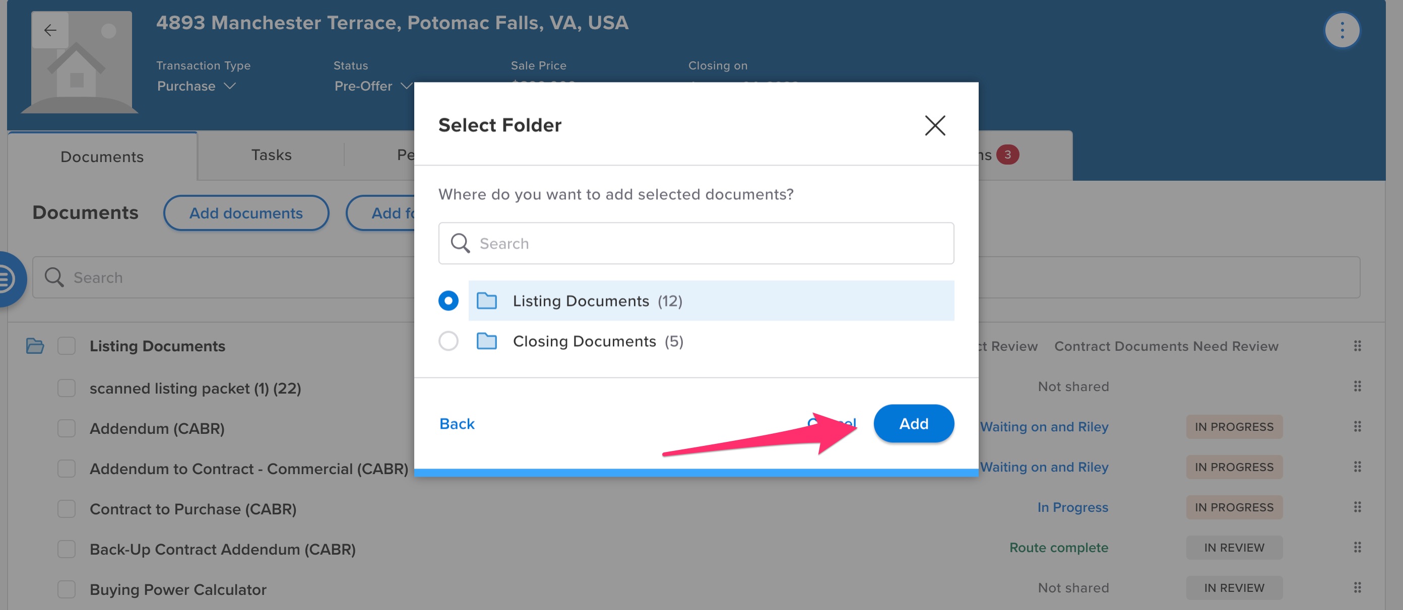 2.0 Adding document templates to a loop