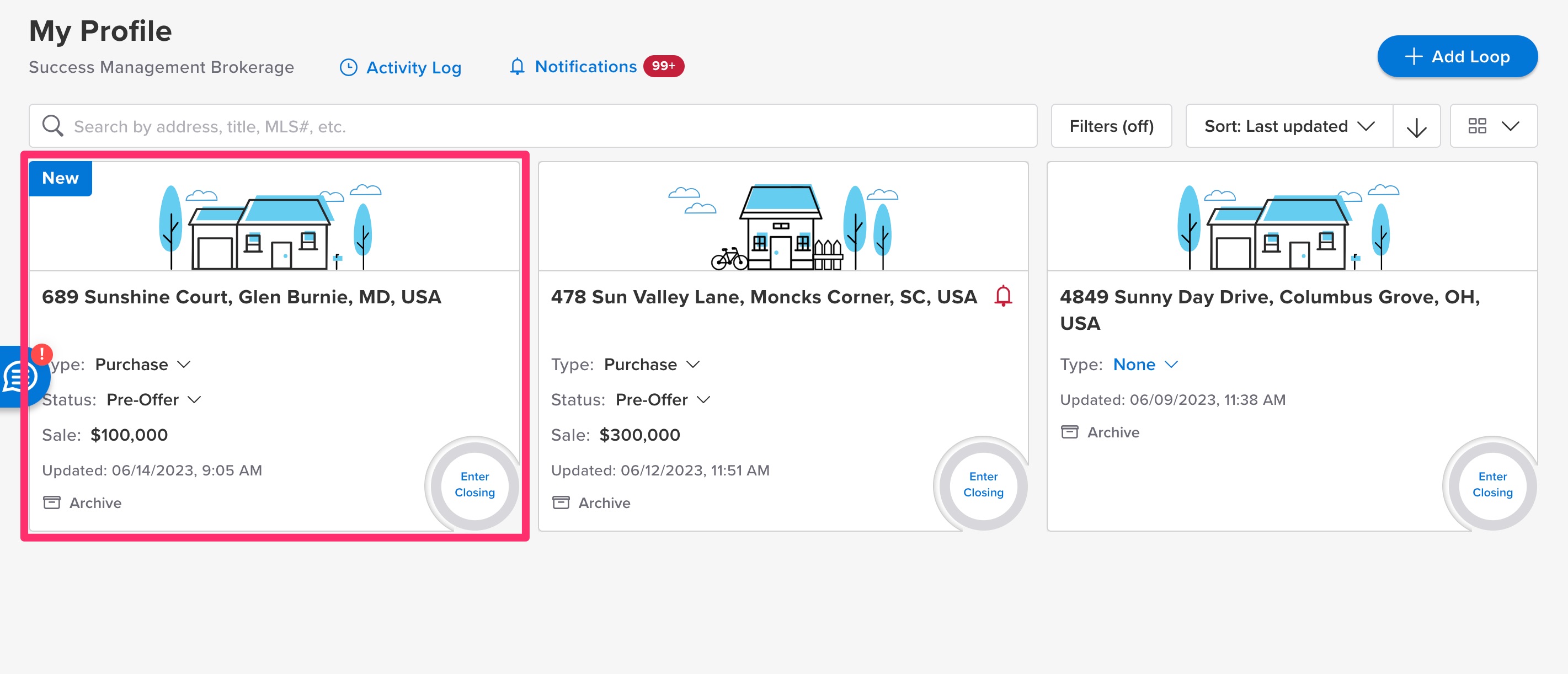 2.0 Adding documents to a loop