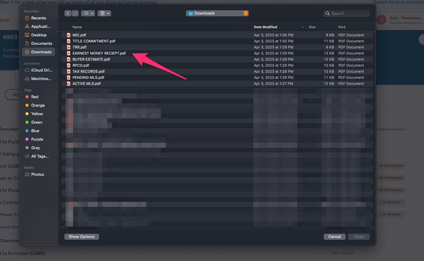 2.0 Adding documents to a loop