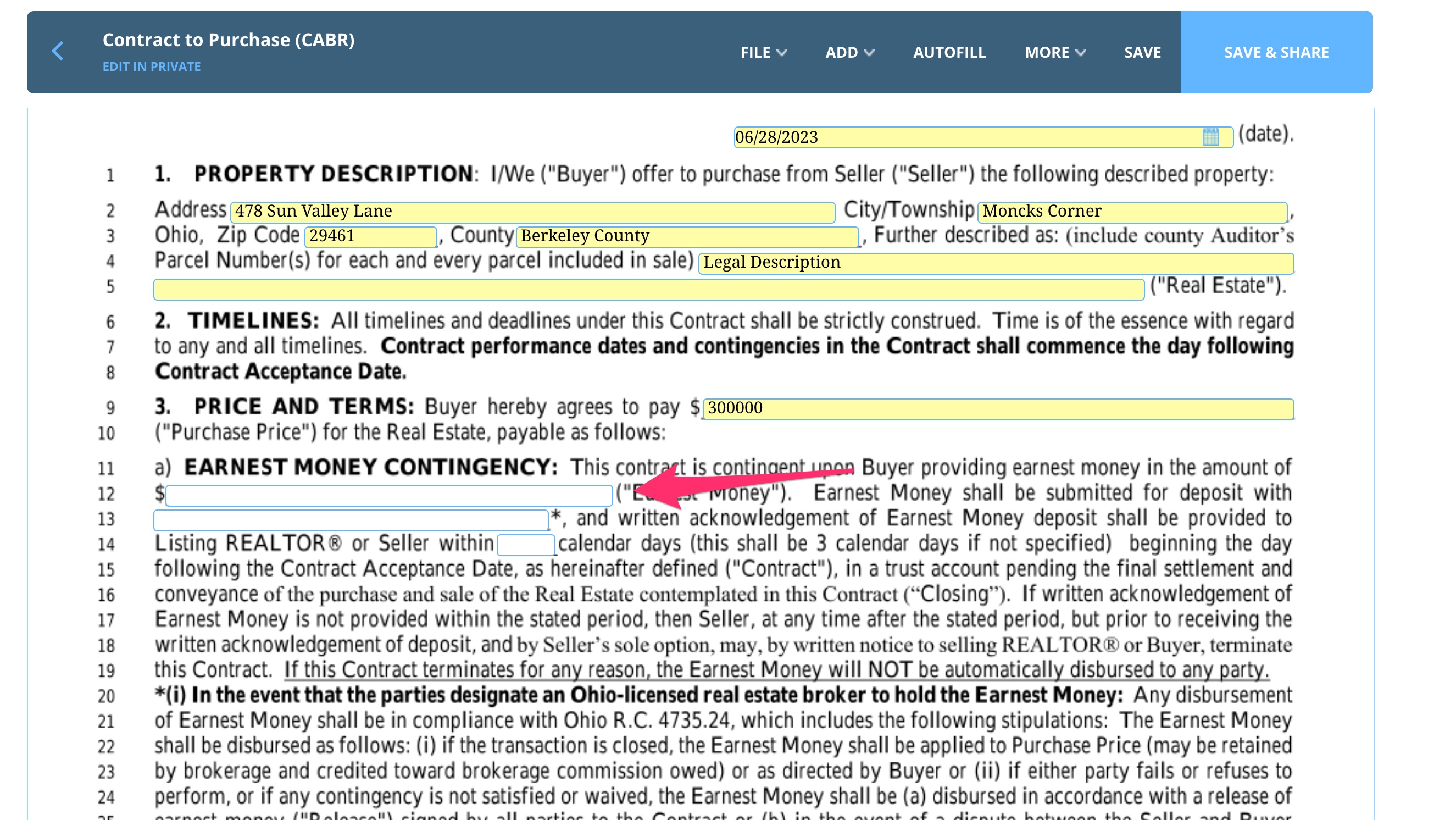 2.0 Autofilling interactive documents