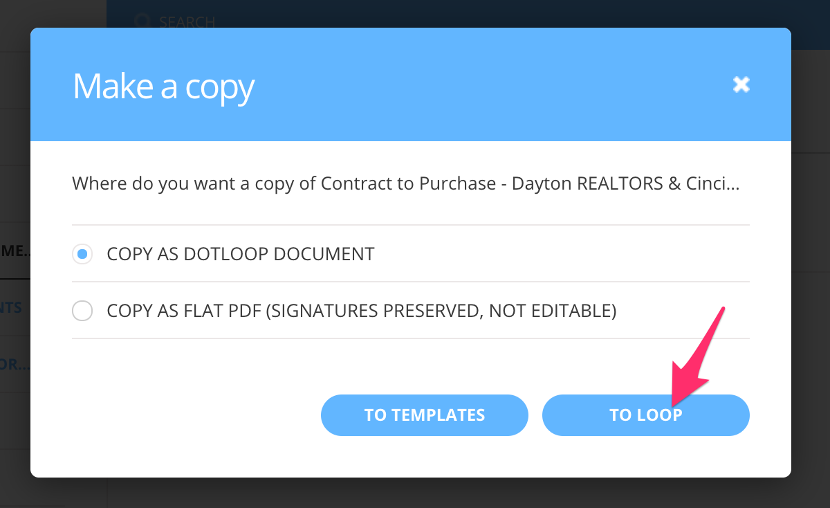 2.0 Adding Document Templates to your Loop from the Templates Section