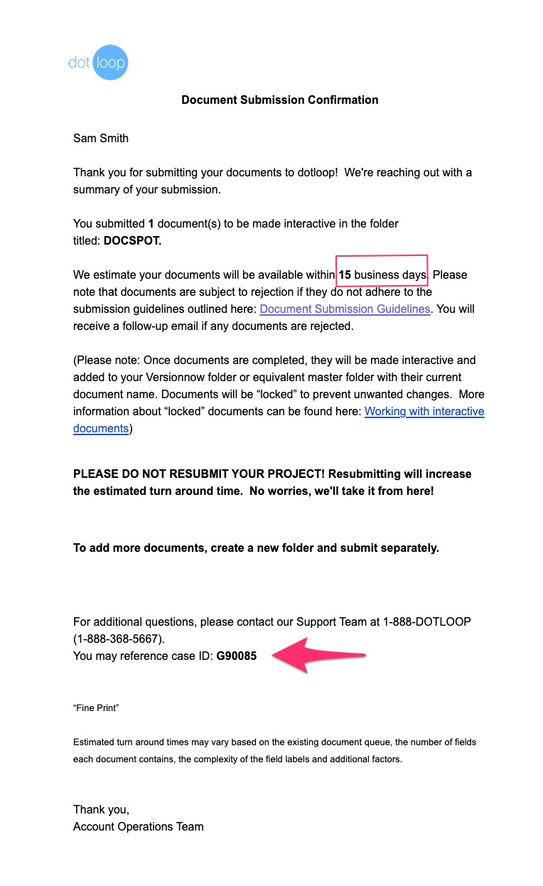 Docspot: Submitting your Forms and Guidelines