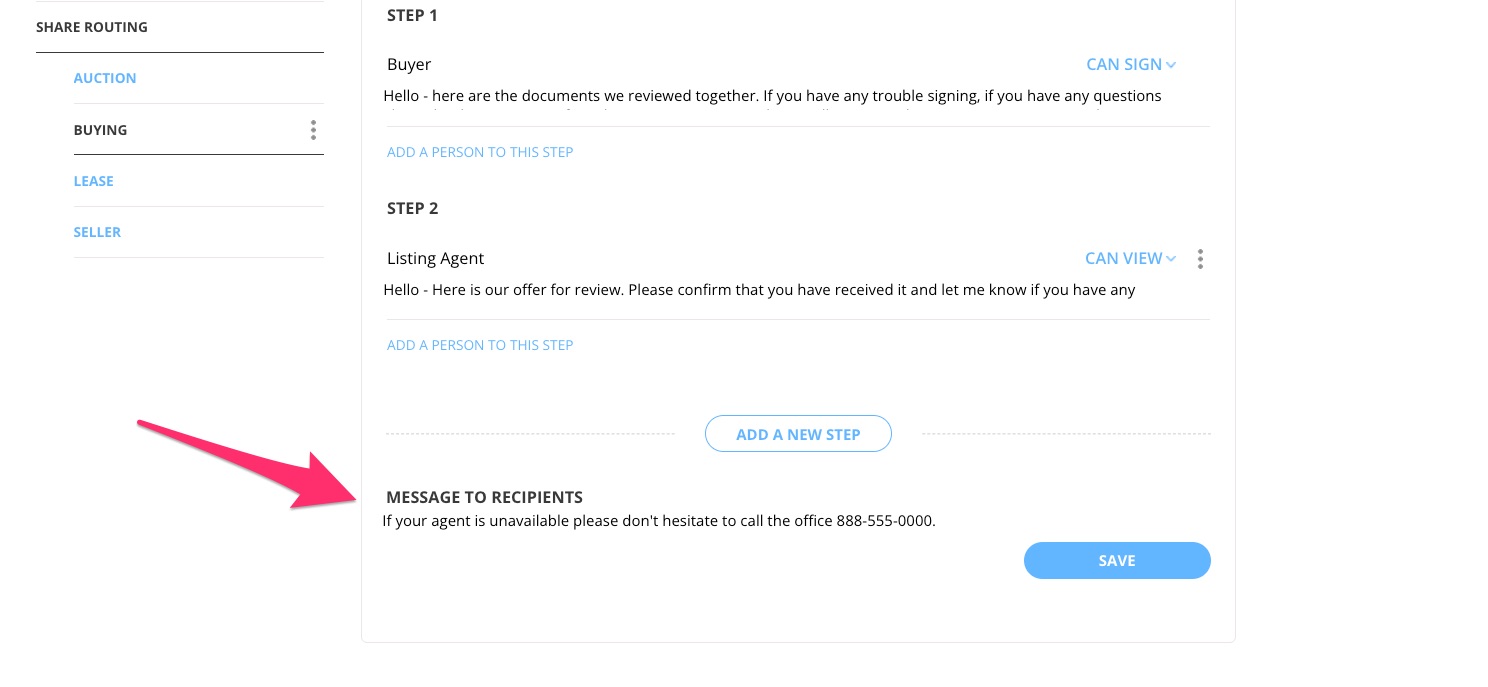 2.0 Creating a Share Routing Template