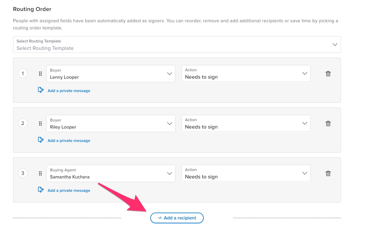 2.0 Using a Share Routing Template