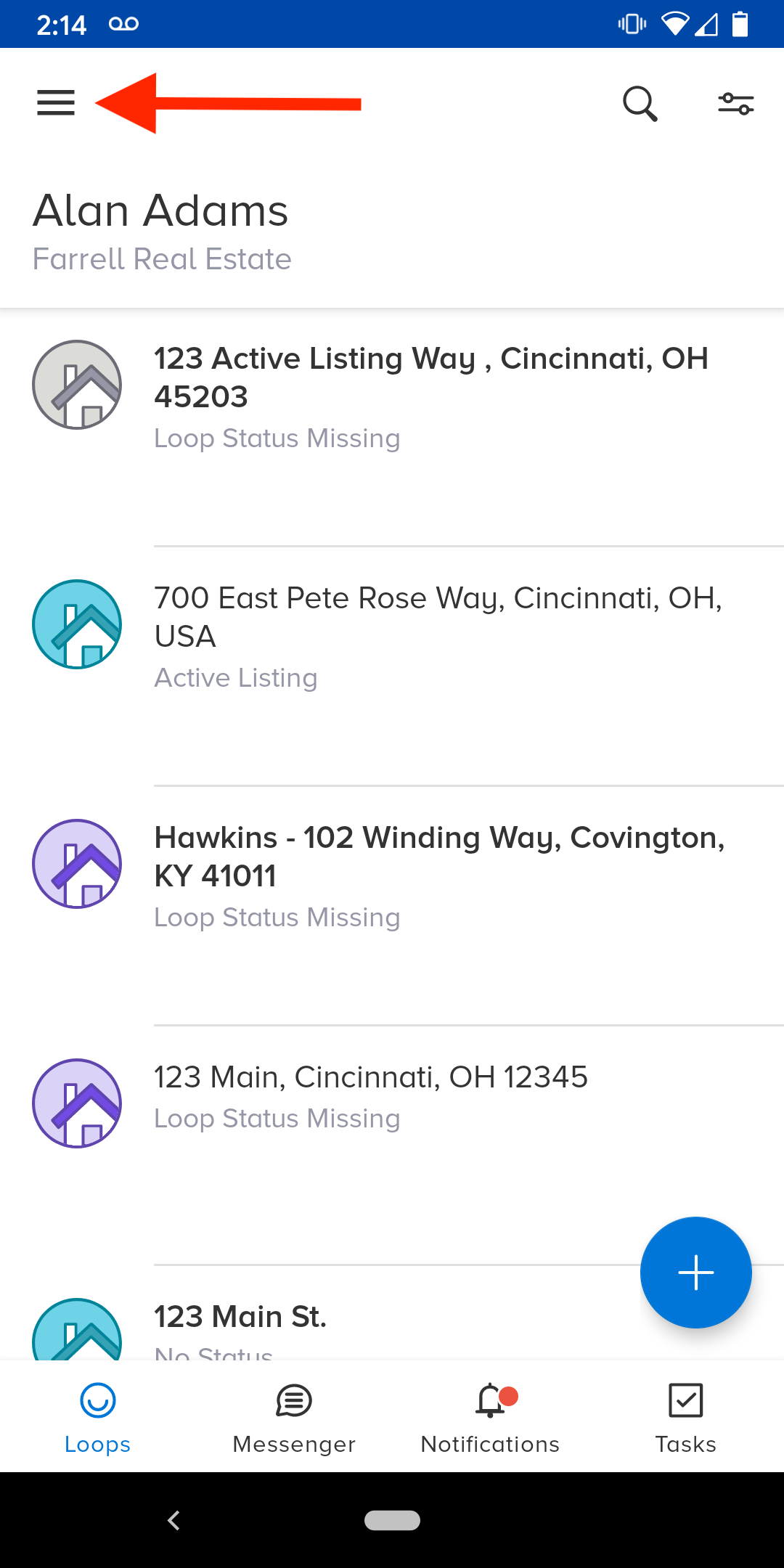 Android - Account Settings